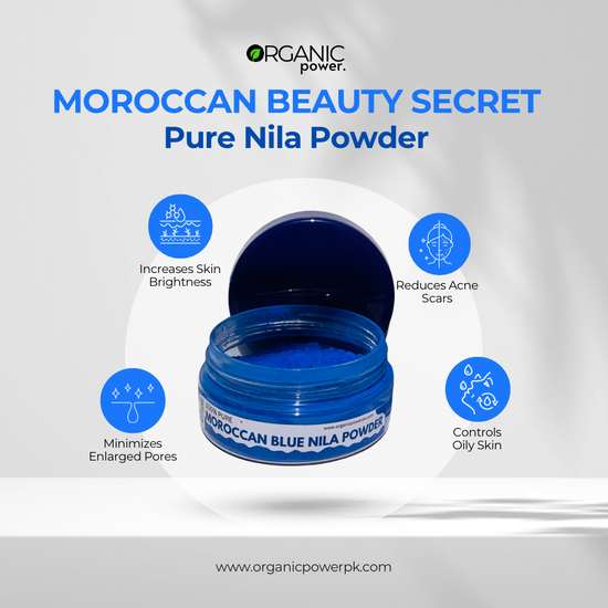 100% Original Moroccan Blue Nila Powder in Pakistan 50g | Organic Power ...